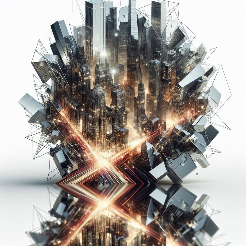 60 a Close-up Shot of a Mirrored Surface Reflecting Th Stock Photo ...