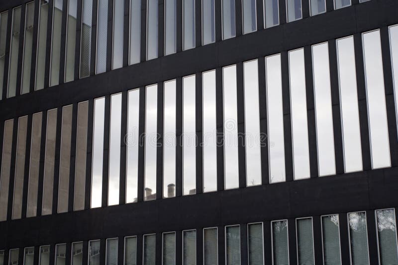 Close Up Shot of a Modern Office Building Stock Image - Image of ...