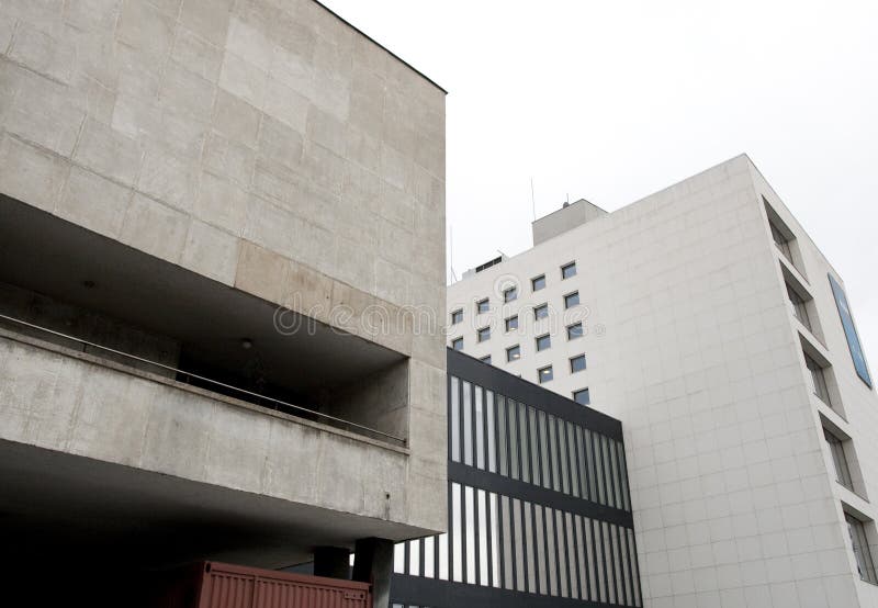 Close Up Shot of a Modern Office Building Stock Photo - Image of ...