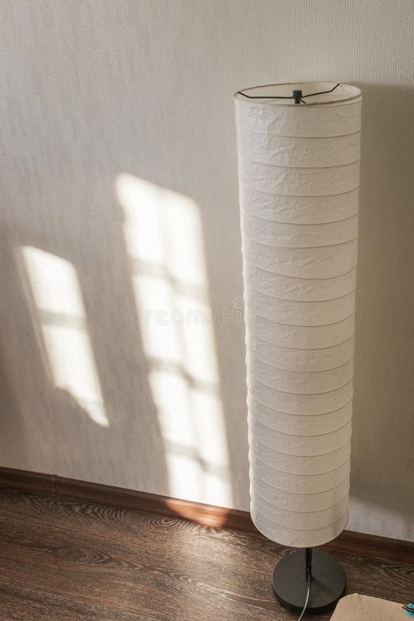 Close Up Shot of Modern Standing Lamp. Interior Stock Image - Image of ...