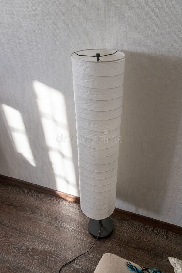 Close Up Shot of Modern Standing Lamp. Interior Stock Image - Image of ...