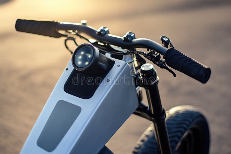 A Close-up Shot of a Motorcycle S Handlebars, Ideal for Use in Travel ...