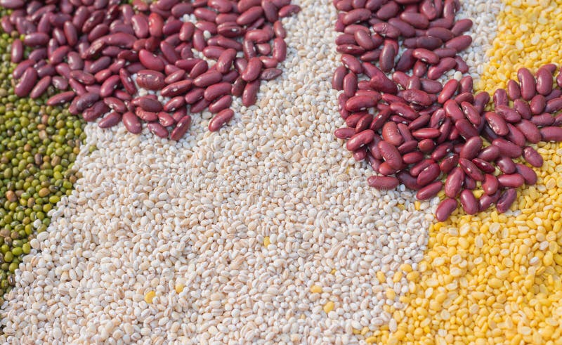 Close Up Shot of Multigrains . Stock Image - Image of assorted ...