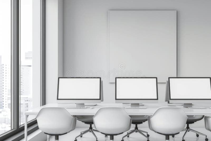 A Close-up Shot of Multiple Computers Stacked on a Desk, Great for ...