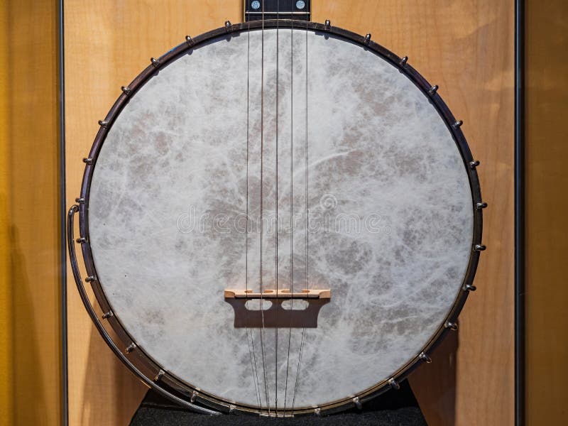 Close Up Shot of an Old Banjo Editorial Photo - Image of outdoor ...
