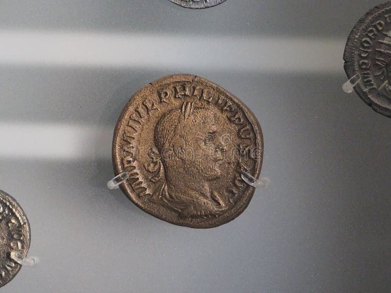 Close-up Shot of an Old Coin in Bath, UK Editorial Stock Photo - Image ...