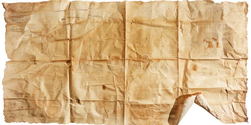 A Close-up Shot of an Old Paper with Torn Edges Stock Image - Image of ...