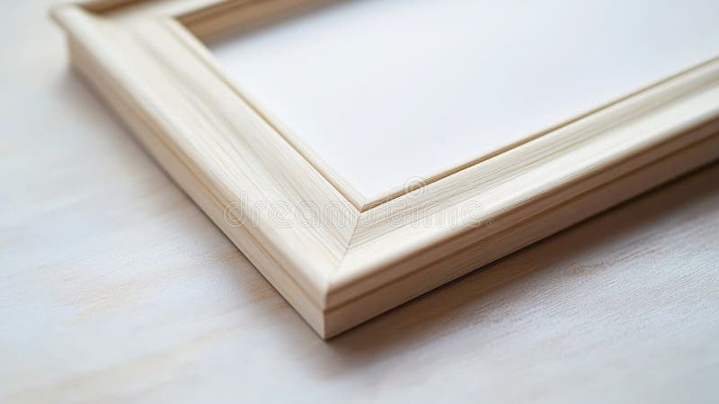 A Close-up Shot of a Picture Frame on a Table, Showcasing Its Details ...