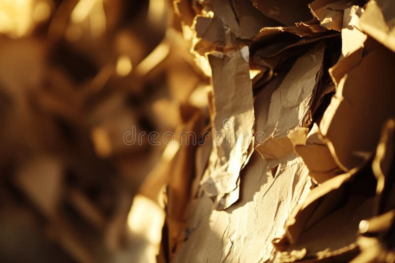 A Close-up Shot of a Piece of Paper Stuck on a Tree, Possibly a Note or ...