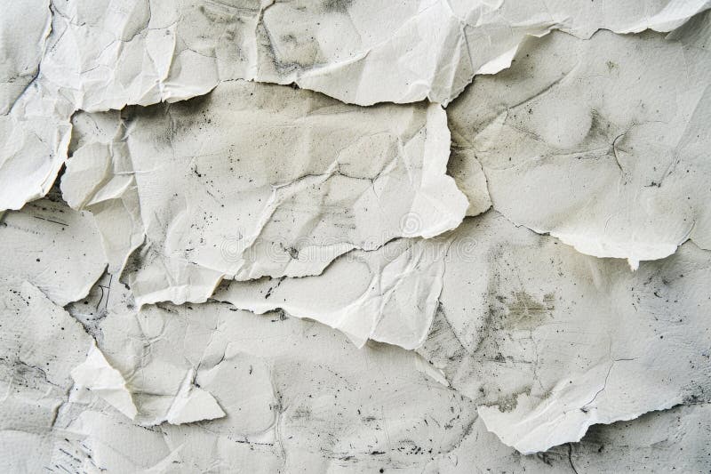 A Close-up Shot of a Piece of Paper Stuck on a Wall, Suitable for Use ...