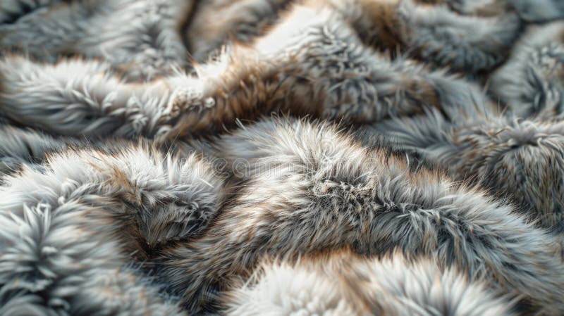 A Close-up Shot of a Pile of Fur, Useful for Textures and Patterns ...