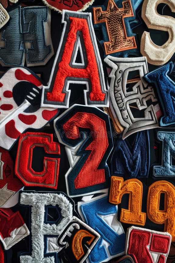 A Close-up Shot of a Pile of Letters, Numbers, and Documents Stock ...