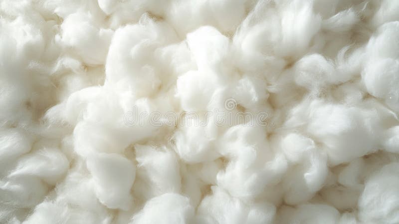 A Close Up Shot of a Pile of White Wool Stock Photo - Image of fuzzy ...