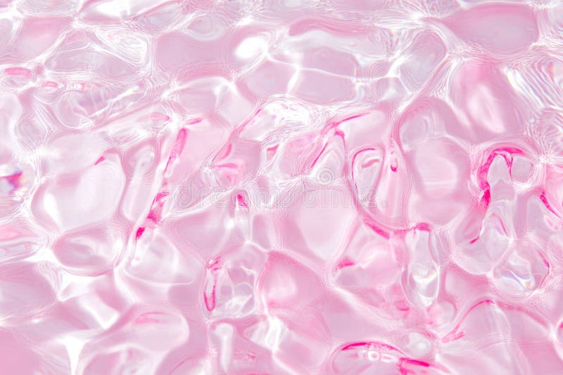 A Close-up Shot of a Pink Colored Water Surface, Suitable for ...