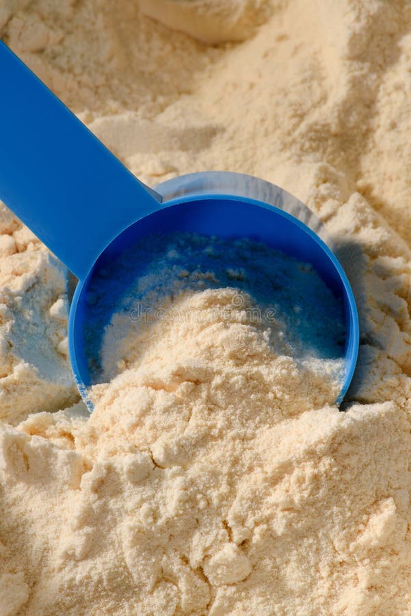 Close-up Shot of Plastic Spoon Dipping in Pile of Stock Image - Image ...