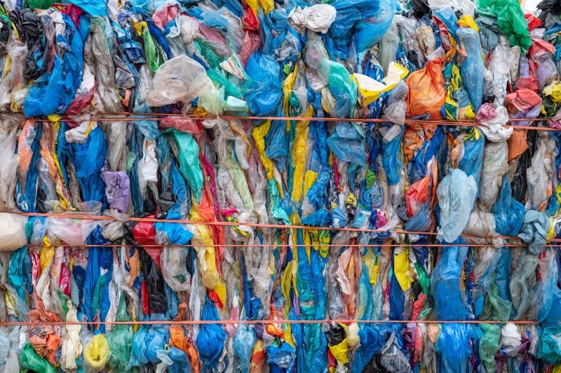 Close Up Shot of Pressed Recycle Waste Stock Image - Image of recycling ...