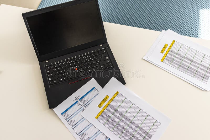 Close Up Shot of a Print Outs of Excel Table of a Bank Loan ... Close Up Shot of a Print Outs of Excel Table of a Bank Loan ...