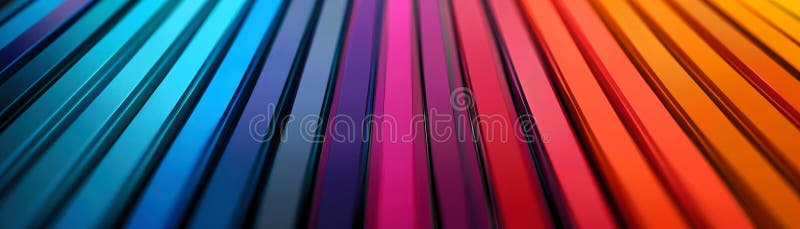 A Closeup Shot of a Prismatic Human Barcode Diverse Color Strips Stock ...