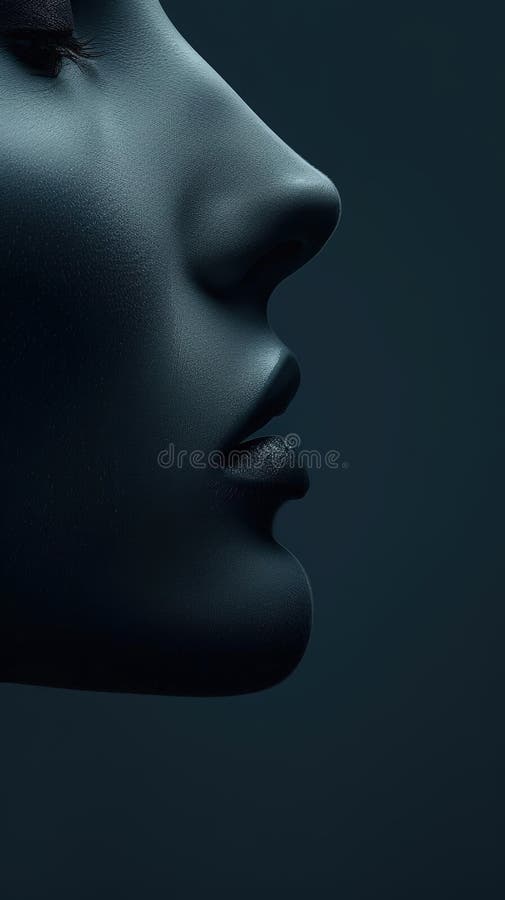 A Closeup Shot of a Profiles with Modern Radiant Patterns Stock ...