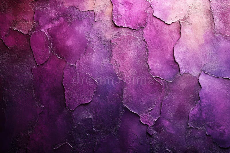 A Close-up Shot of a Purple Painted Wall with Textured Finish Stock ...