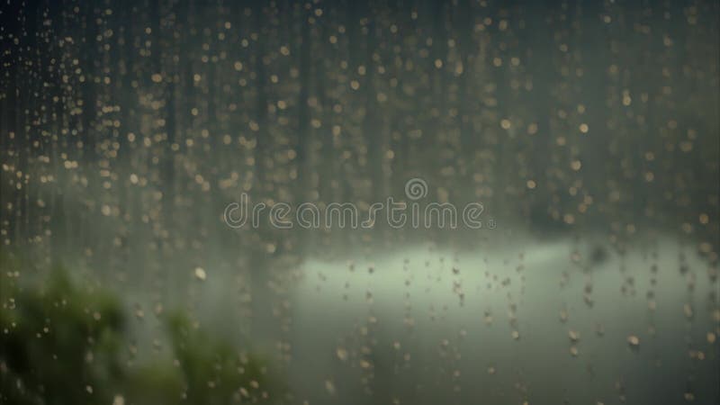 Raindrops Falling on a Window Stock Footage - Video of drops ...