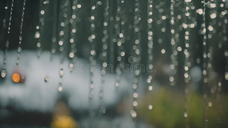 Raindrops on a Window stock video. Video of raindrops - 347288765