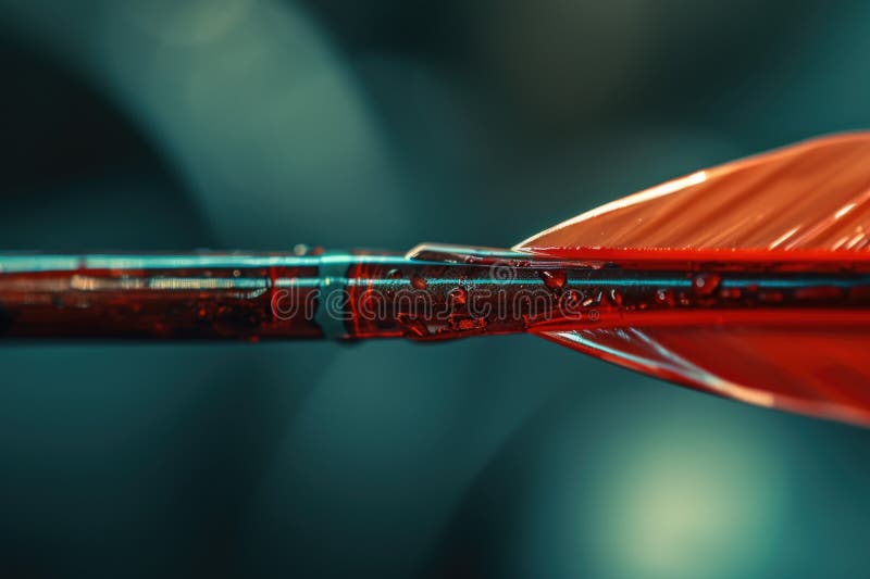A Close Up Shot of a Red Arrow. Suitable for Various Purposes Stock ...