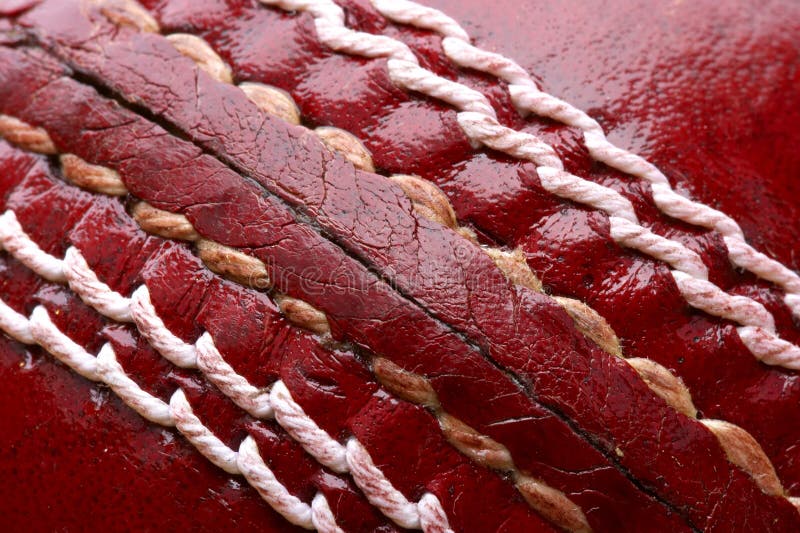 Close Up Shot of a Red Cricket Ball Stock Image - Image of england ...