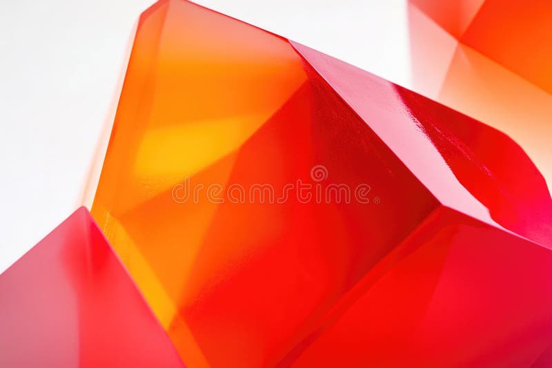 Close Up Shot Bright Red Object Sitting White Surface Stock Photos ...