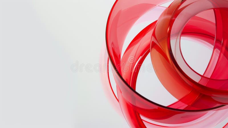 Close-Up Shot of Red Object on White Background Stock Image - Image of ...
