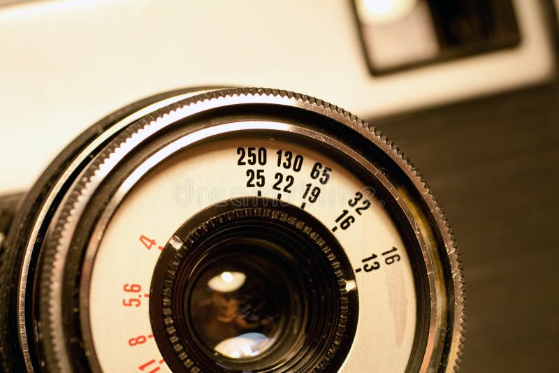 Close Up Shot of a Retro Film Camera Stock Photo - Image of event ...