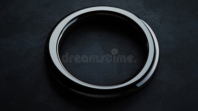 A Close-up Shot of a Ring Sitting Alone on a Table, Ideal for Use in ...