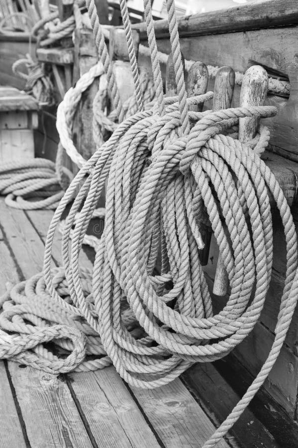 Close-up shot of rope stock image. Image of deck, marine - 27763141