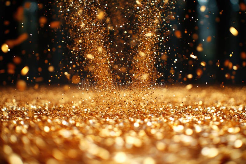 A Close-up Shot of the Shiny Surface of Gold Stock Image - Image of ...