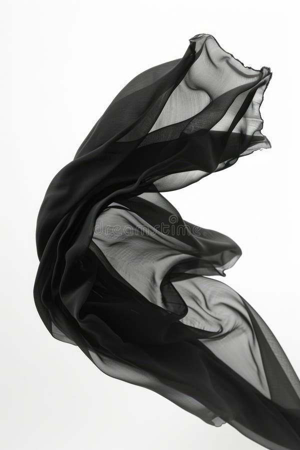 A Close-up Shot of Shredded Fabric with a Textured, Monochromatic ...