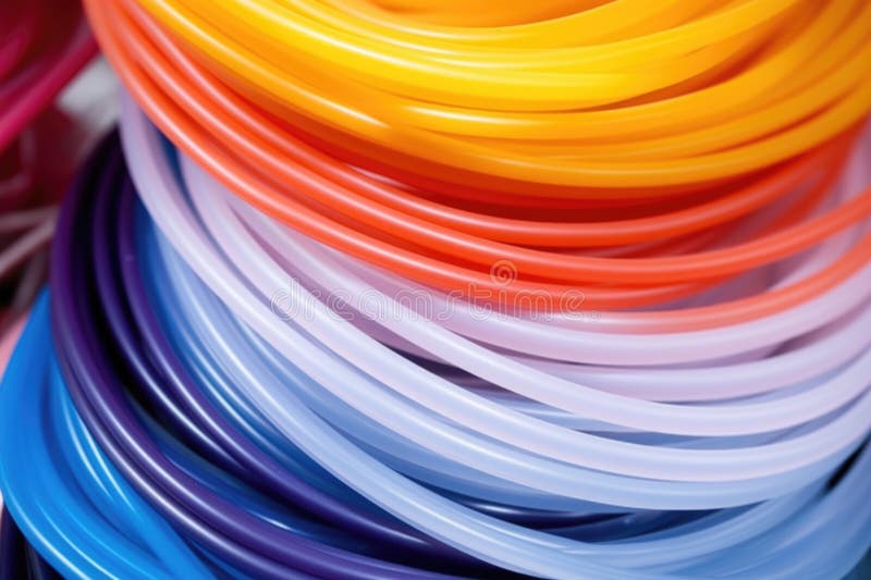 Close-up Shot of Silicone Rubber Tubing Roll Stock Photo - Image of ...