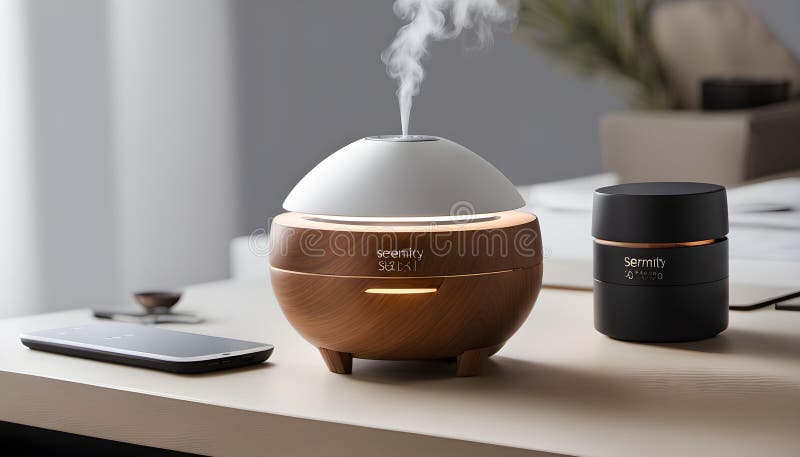 A Close-up Shot of the Sleek and Modern SDXL Aromatherapy Diffuser ...