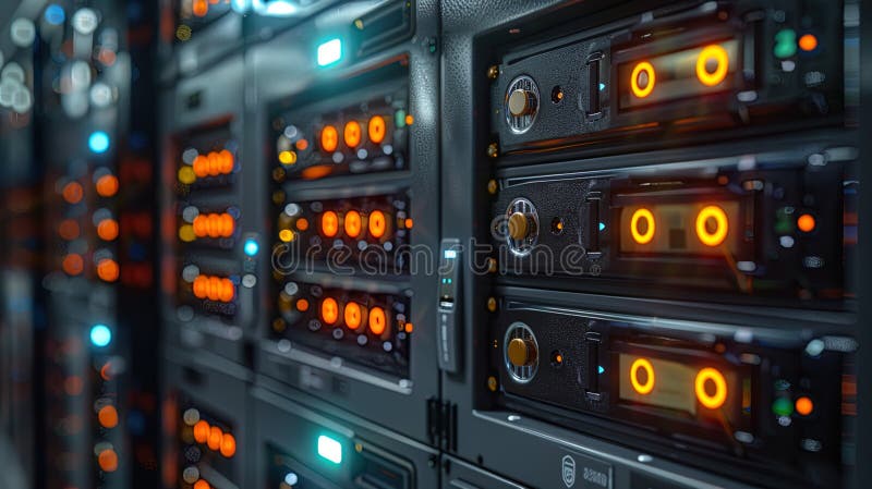 Close-up Shot of a Smart Locker Interface, Allowing Users To Access ...