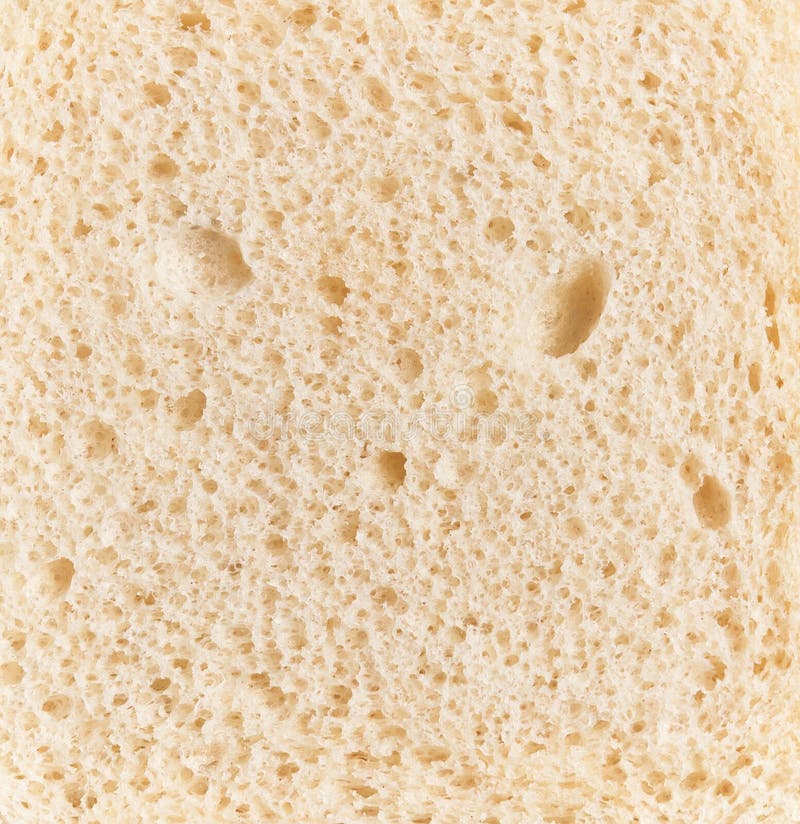 Close-up Shot of a Soft, Porous White Bread Texture Emphasizing Its ...