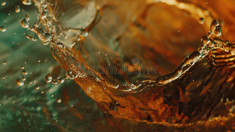 A Close-up Shot of a Splash of Water on a Glass Surface Stock Image ...