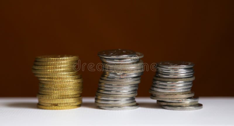 Stack of Coins - Finance and Saving Concept Stock Photo - Image of ...
