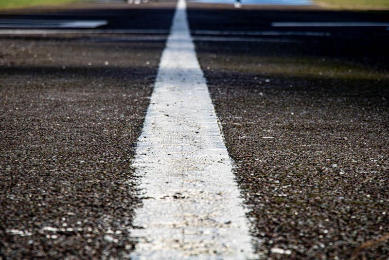Close-up Shot of a Strip of White Textured Road Markings Stock Photo ...