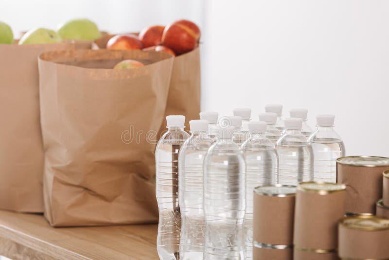 Table with charity goods stock photo. Image of social - 105534064