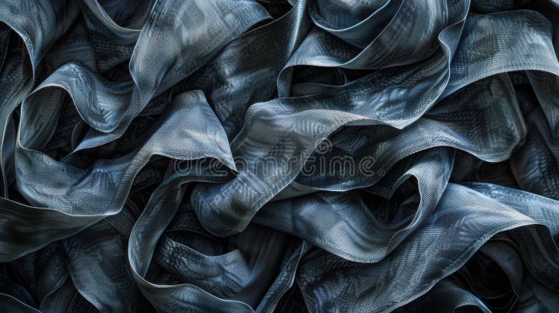 Close-Up Shot of Tangled Fabric Stock Image - Image of faded, slinky ...