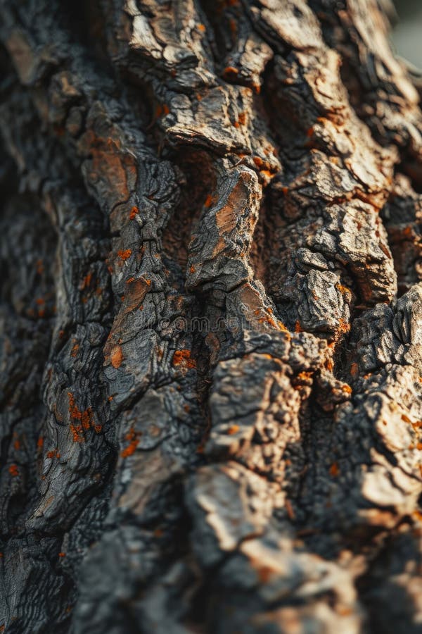Close-up Shot of the Textured Bark of a Tree. Perfect for Nature-themed ...