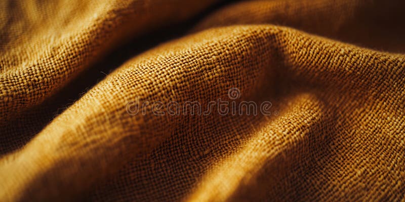 Close-Up Shot of Textured Linen Fabric in Soft Neutral Tones Stock ...