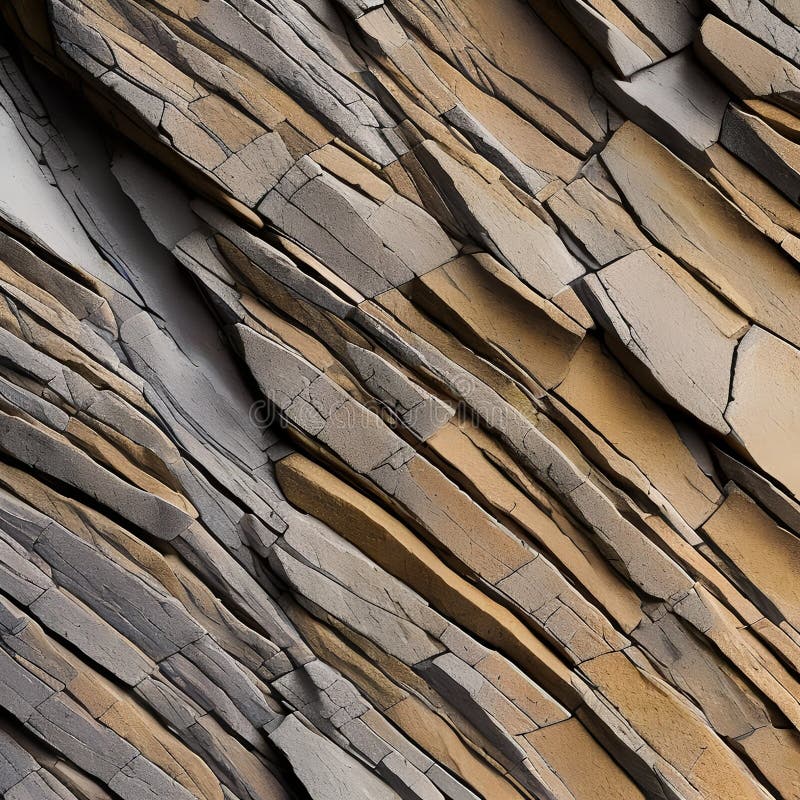 A Close-up Shot of a Textured Rock Surface, with Abstract Patterns and ...