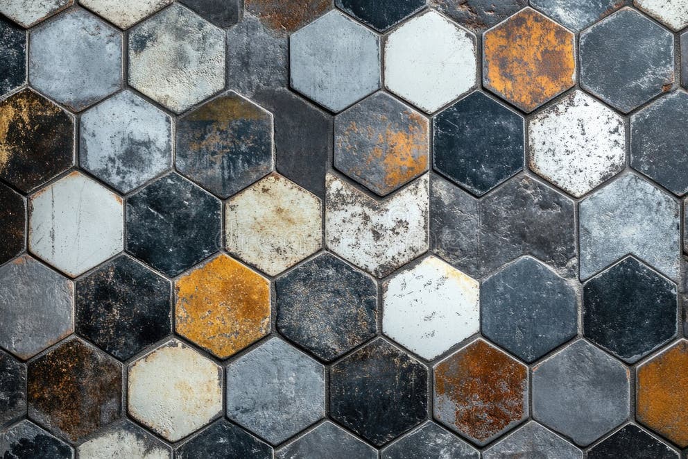 Close-up Shot of a Tiled Floor with Intricate Patterns and Designs ...