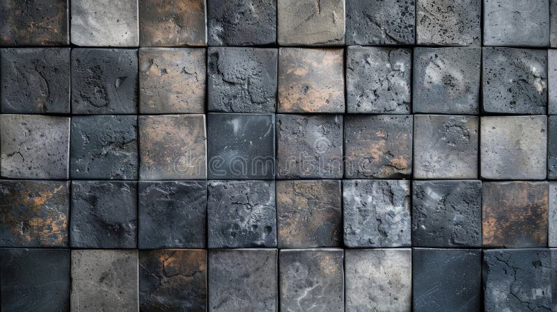 Close-up Shot of Tiled Texture with Visual Interest. Stock Illustration ...