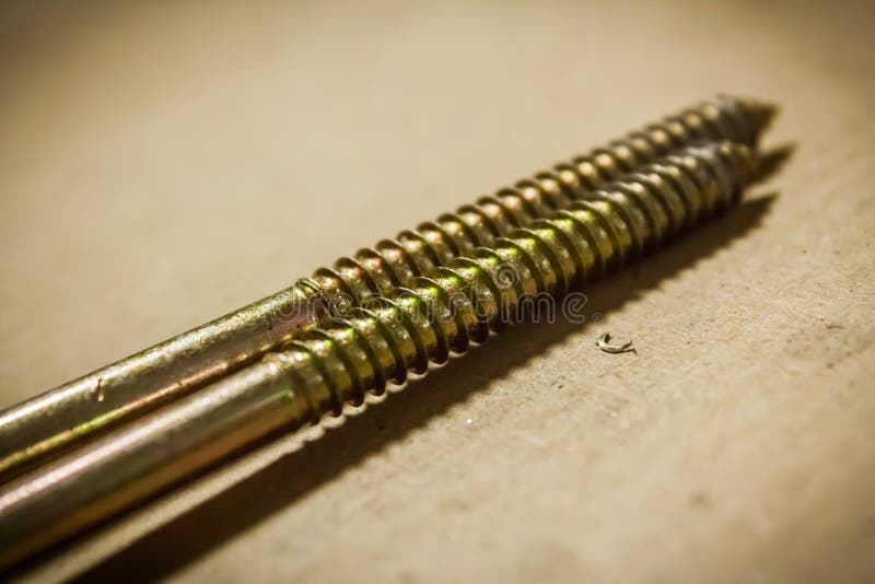 Thread stock photo. Image of close, steel, round, silver - 189375438